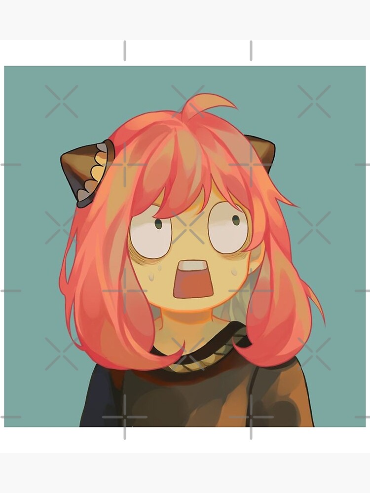 "Nani ! Mood Anime Girl." Poster for Sale by ImpressiveInk | Redbubble