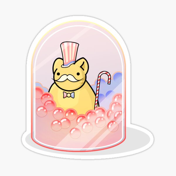 "Kandy Cat" Sticker by Pixeltoir | Redbubble