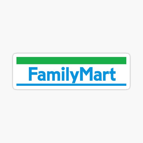 "Family Mart Sticker" Sticker by RowenaJuse | Redbubble
