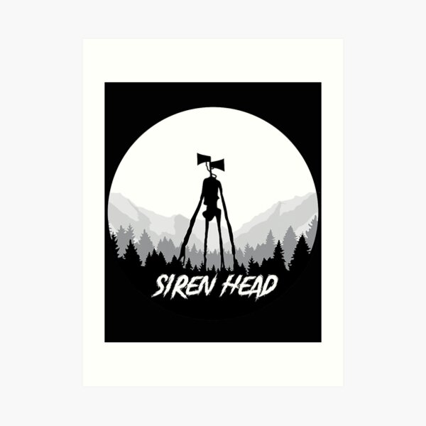 "Siren Head Sirenhead Creepypasta Horror Trick or Treat" Art Print for ...