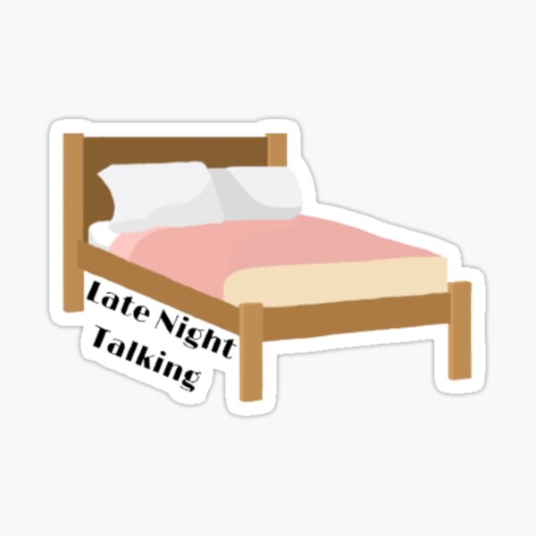 "Late Night Talking" Sticker by em-designss | Redbubble