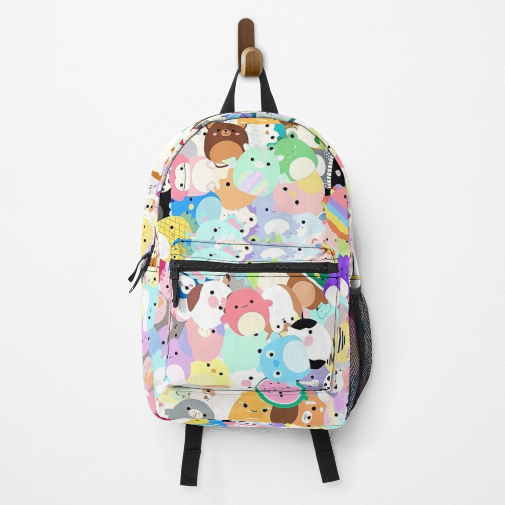 Squishmallows Chaotic Frenzy Cute Squishmallow Artwork Backpack ...