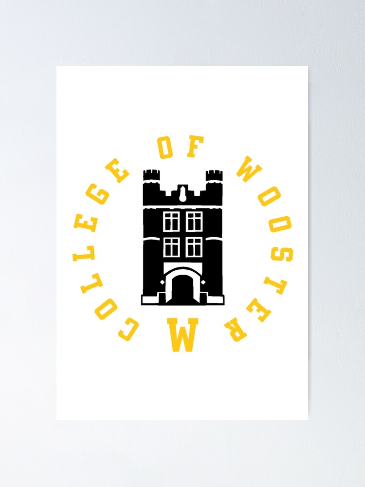 "College Of Wooster logo" Poster for Sale by MyUniversity | Redbubble