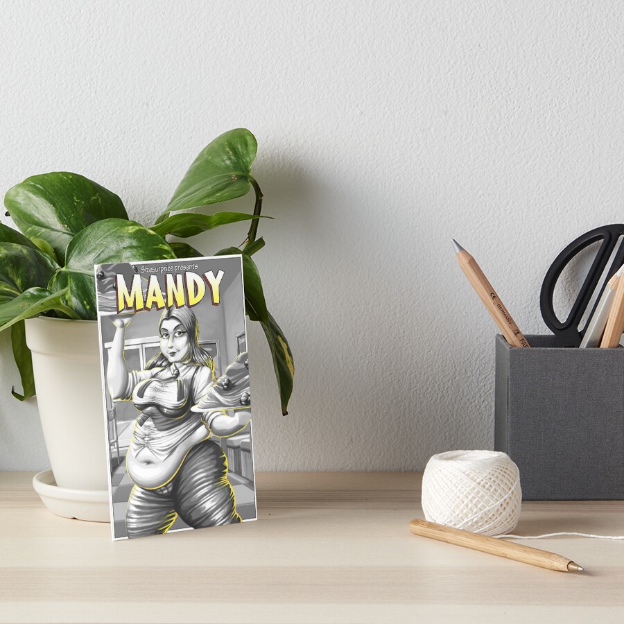"Mandy Comic Cover C" Art Board Print by Sizesurprize | Redbubble