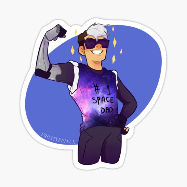 "Space Dad 2.0" Sticker for Sale by FrostyPrince | Redbubble