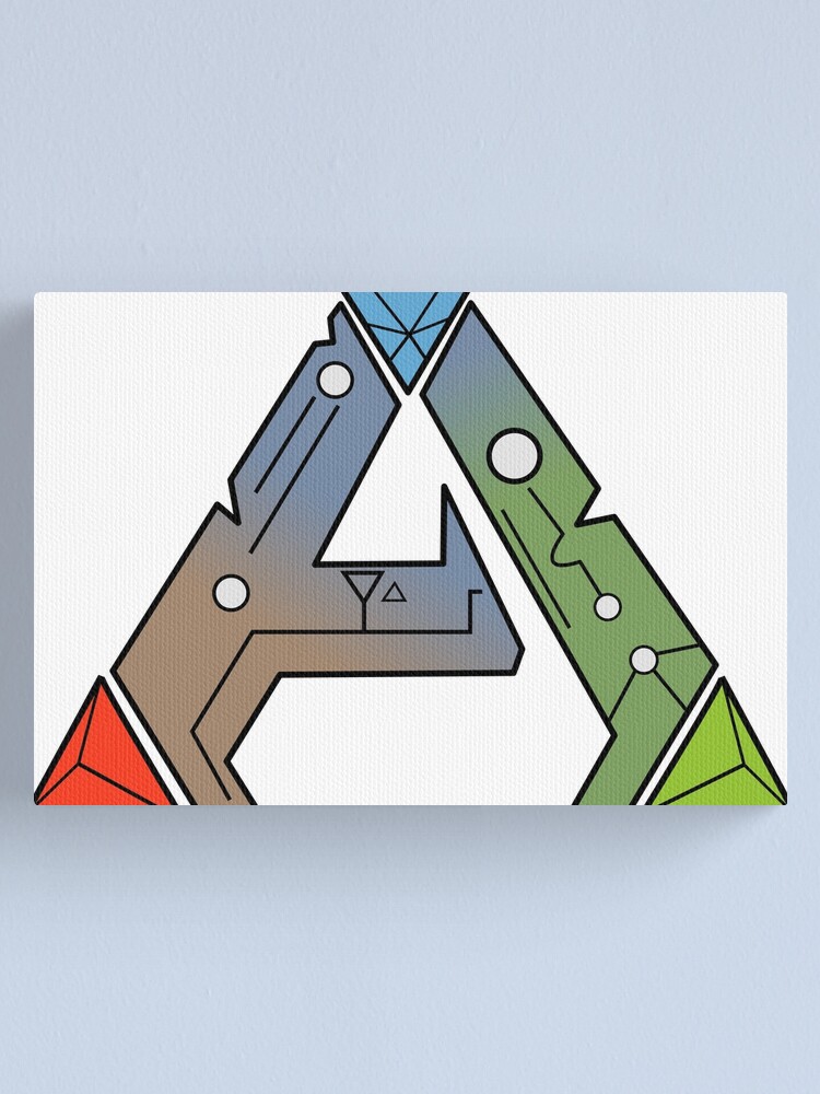 "Ark Survival Evolved Logo Cartoon" Canvas Print by CactusSands | Redbubble