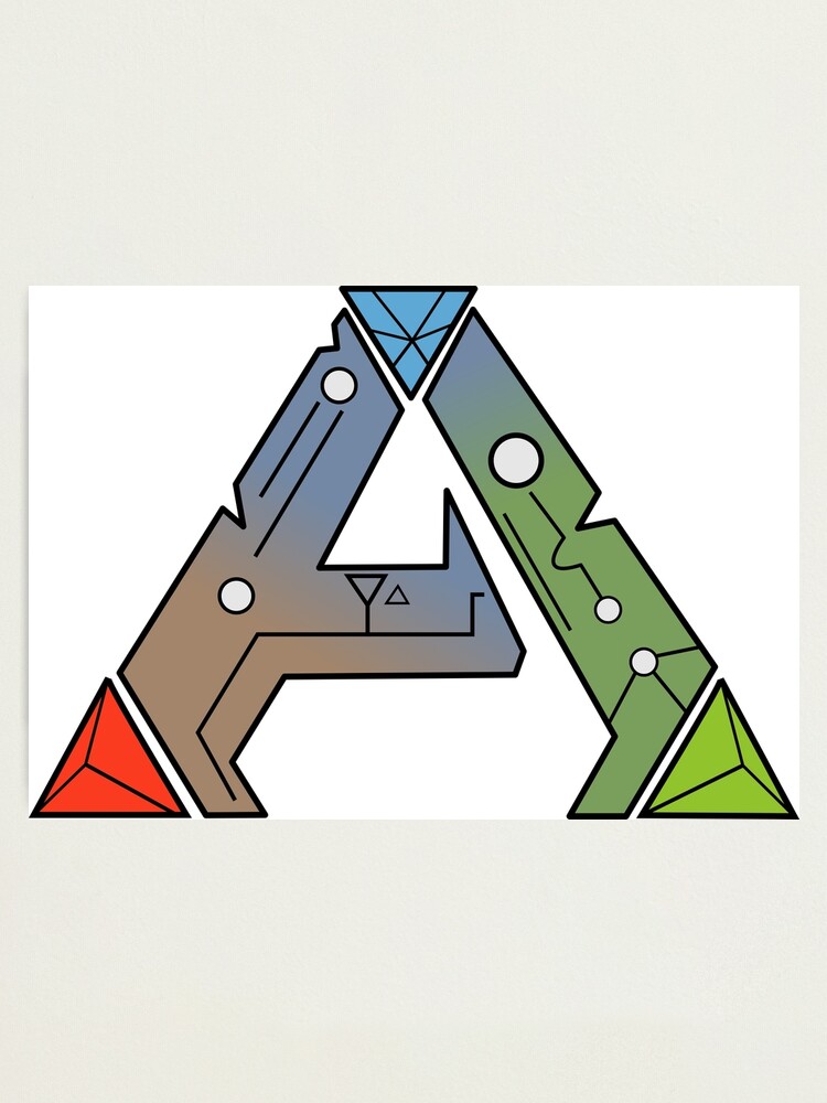 "Ark Survival Evolved Logo Cartoon" Photographic Print for Sale by ...