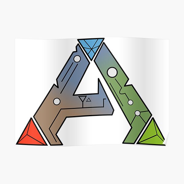 "Ark Survival Evolved Logo Cartoon" Poster for Sale by CactusSands ...