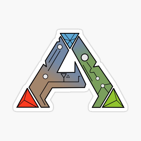 "Ark Survival Evolved Logo Cartoon" Sticker by CactusSands | Redbubble