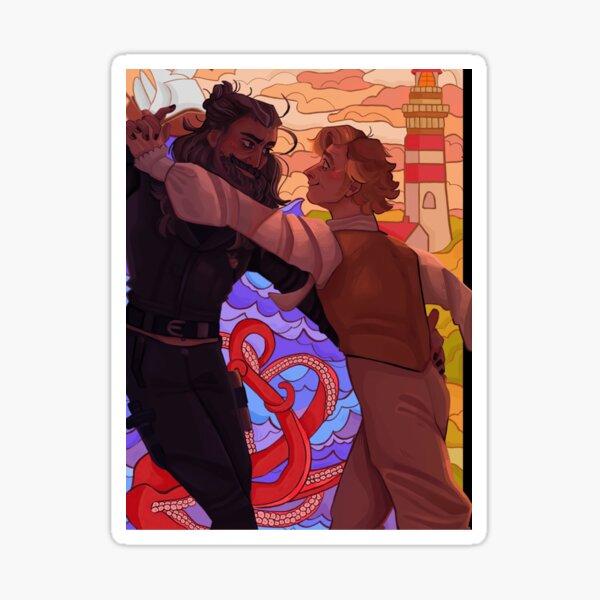 "Ed Teach and Stede Bonnet dance together Classic ." Sticker by ...