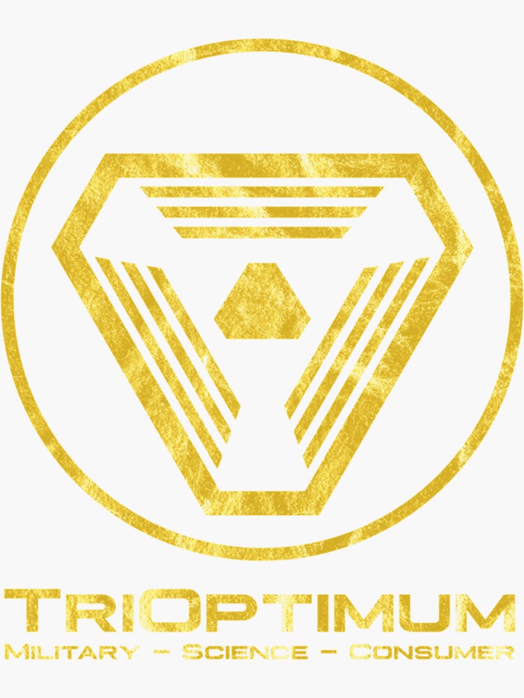 "TriOptimum Logo inspired by System Shock Essential ." Sticker for Sale ...