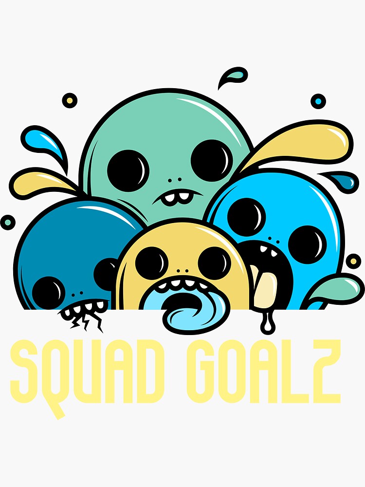 "Squad Goalz, Squad Goals, Sqaud, Goals, Friends, Friendship, " Sticker ...