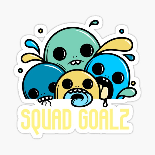 "Squad Goalz, Squad Goals, Sqaud, Goals, Friends, Friendship, " Sticker ...