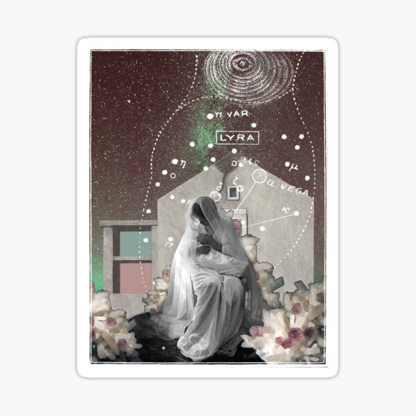 "lyra" Sticker by raisedbog | Redbubble