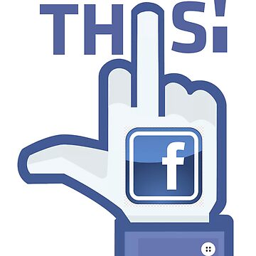 "Censor this, Facebook. " Sticker for Sale by ValorMediaworks | Redbubble