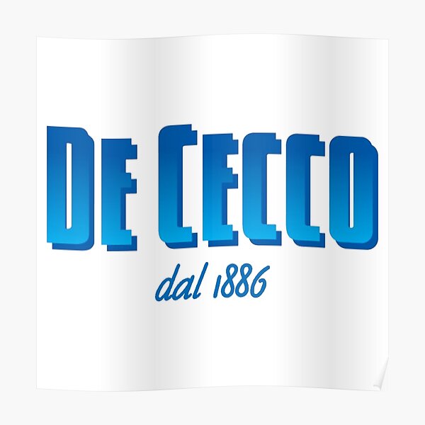 "Contemporary De Cecco Logo Design" Poster for Sale by kamonaia | Redbubble