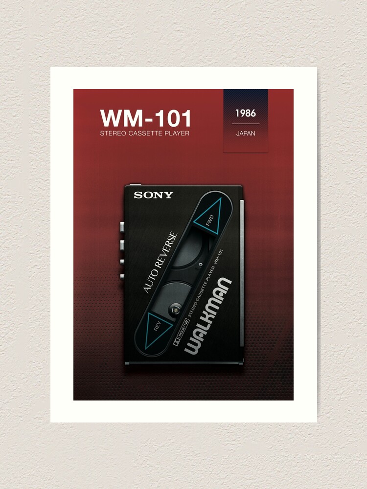 "Sony Walkman - WM-101" Art Print by kuroderuta | Redbubble