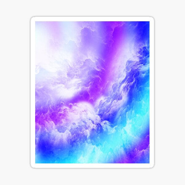 "Purple and blue smoke" Sticker for Sale by ZenEnta | Redbubble