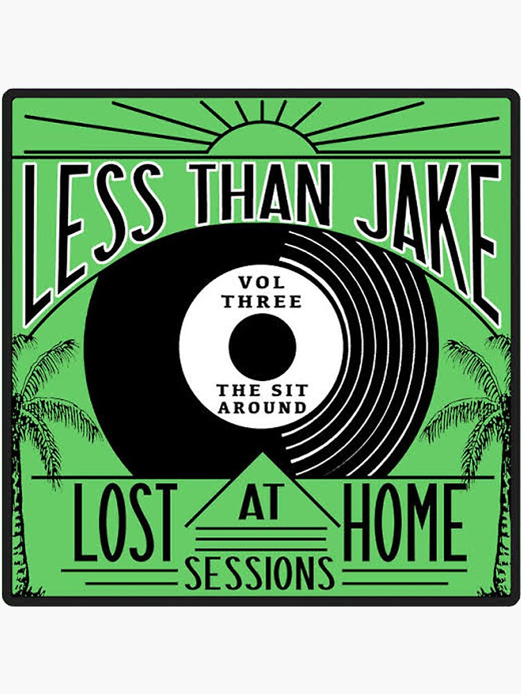 "Less than jake" Sticker by MasRembo | Redbubble