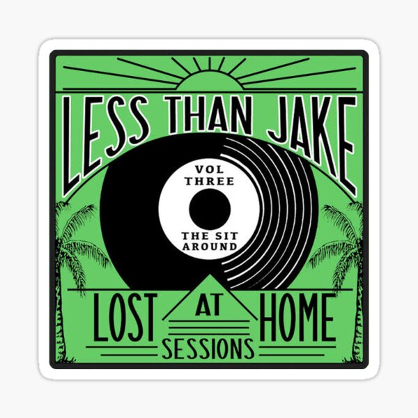 "Less than jake" Sticker by MasRembo | Redbubble