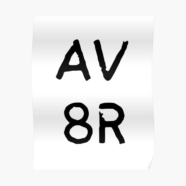 "AV8R - Aviator" Poster for Sale by hijackhippo | Redbubble