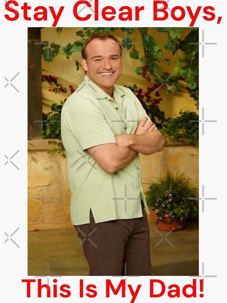 "Jerry Russo Is My Dad!" Sticker for Sale by SophiaRia | Redbubble