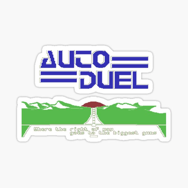 "Auto Duel" Sticker by PixelSystem | Redbubble