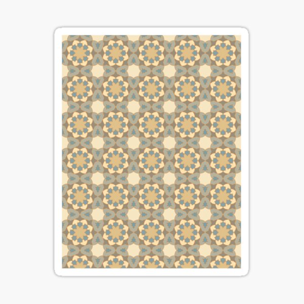 "geometric patterns 56" Sticker by Maskan | Redbubble
