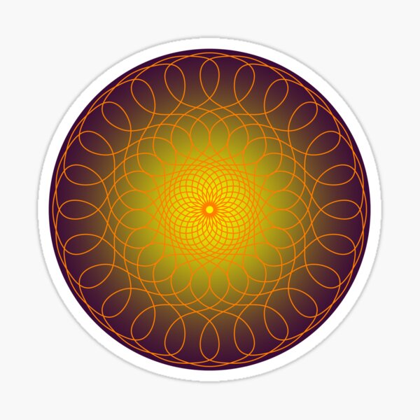 "sacred geometry" Sticker by PenseZen | Redbubble