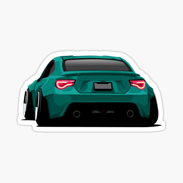 "GT86 Sportscar" Sticker by Casparbuisness | Redbubble