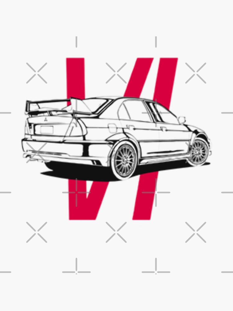 " I LOVE MY EVO" Sticker by Racingdecals | Redbubble