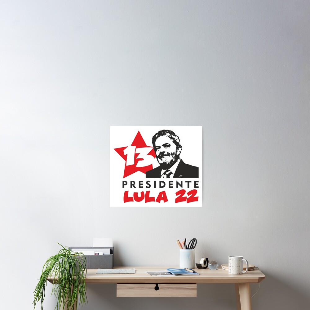 Poster « Président Lula - Élections au Brésil », par celso-oliveira ...