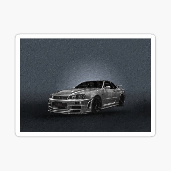 "Nissan Skyline GT-R" Sticker by Infinity-Media | Redbubble