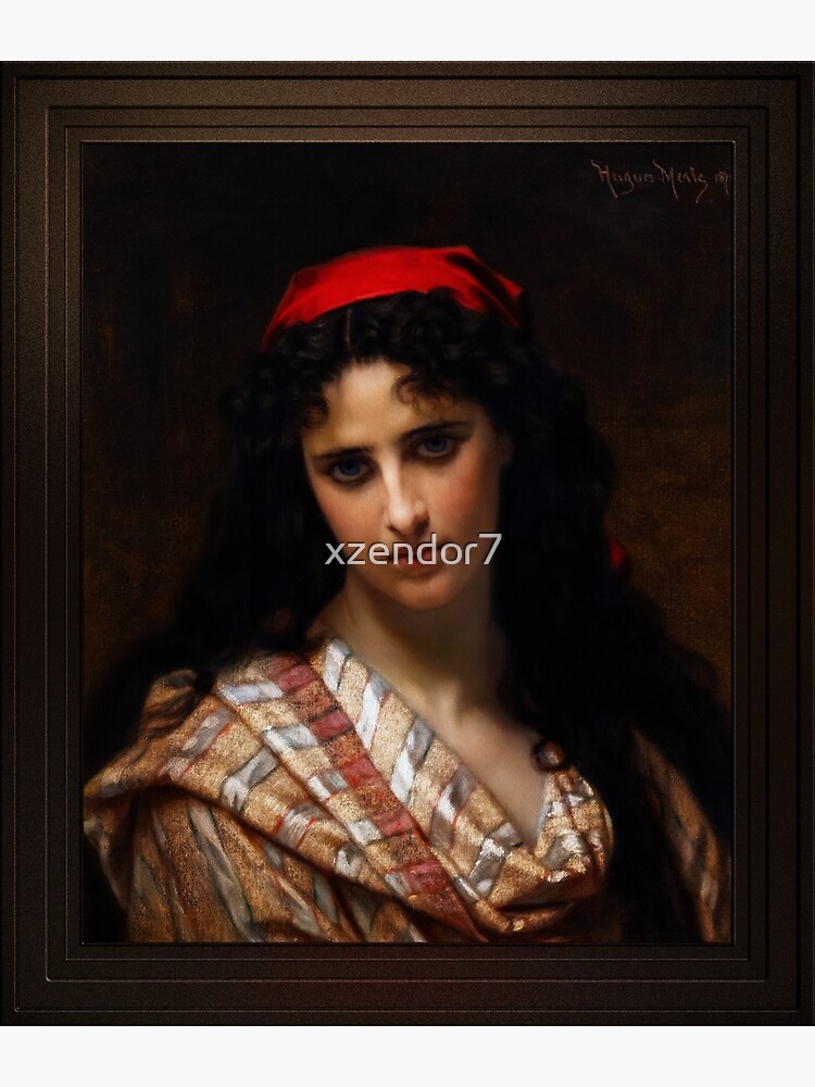Lámina artística «A Rare Beauty de Hugues Merle Remastered Xzendor7 ...