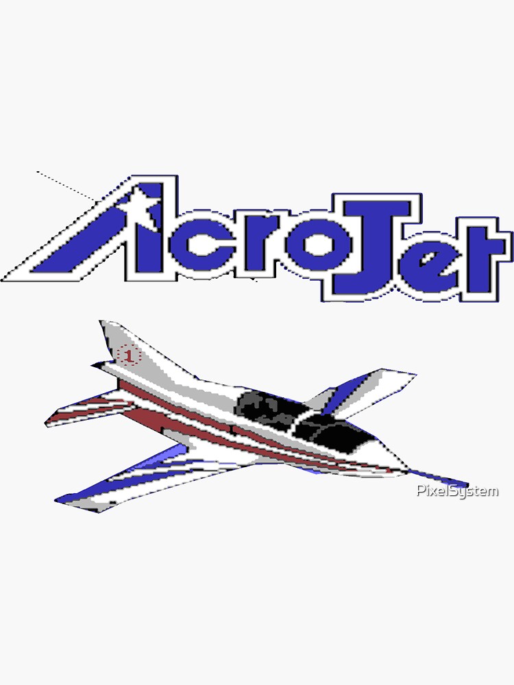 "Acro Jet" Sticker by PixelSystem | Redbubble
