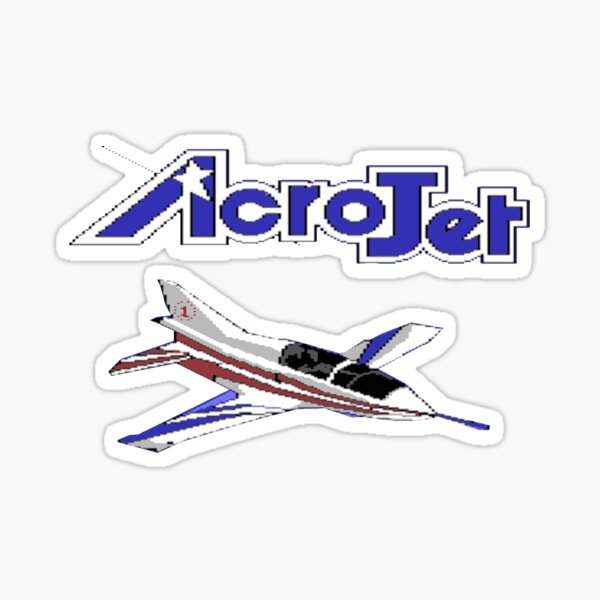 "Acro Jet" Sticker by PixelSystem | Redbubble