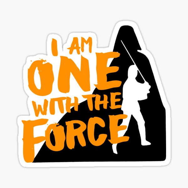 "FORCE" Sticker by UFFAAAAA | Redbubble