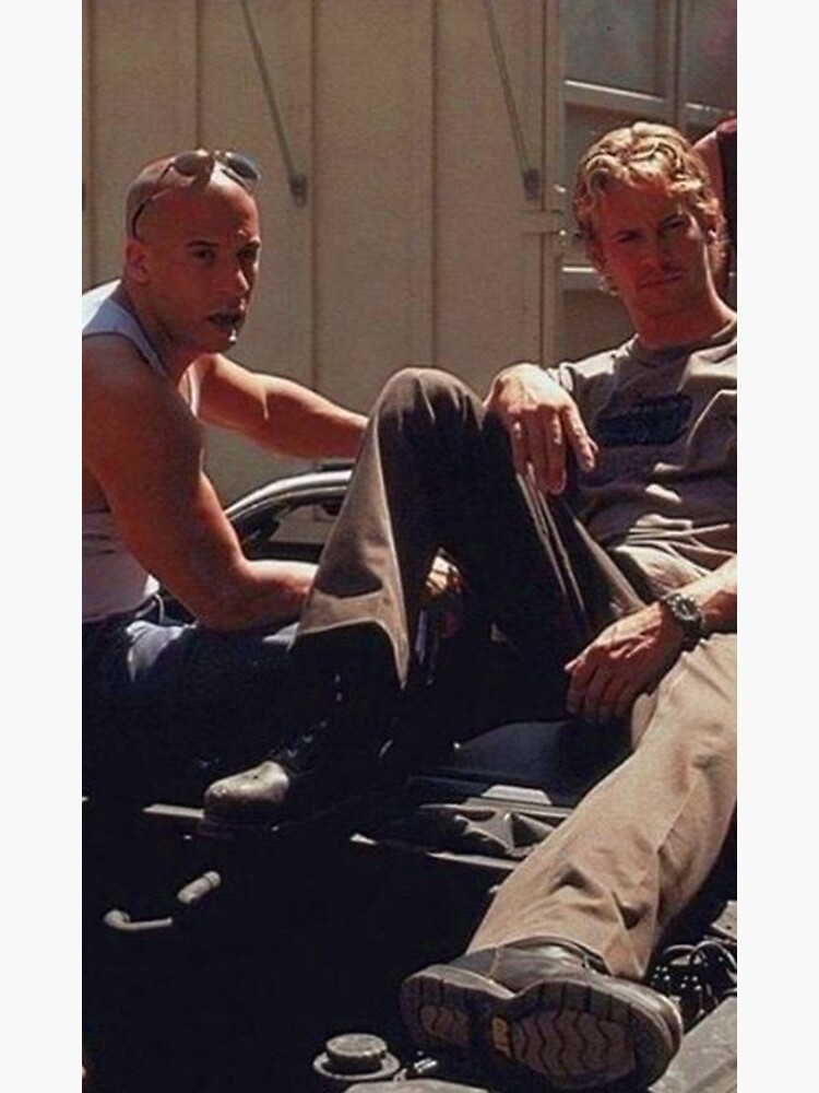 "Fast and the Furious Brian and Dom" Sticker for Sale by VukomanoV ...