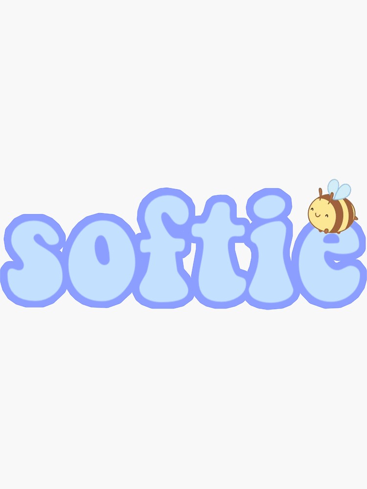 "Softie Design" Sticker by iiCloudiiAcid | Redbubble
