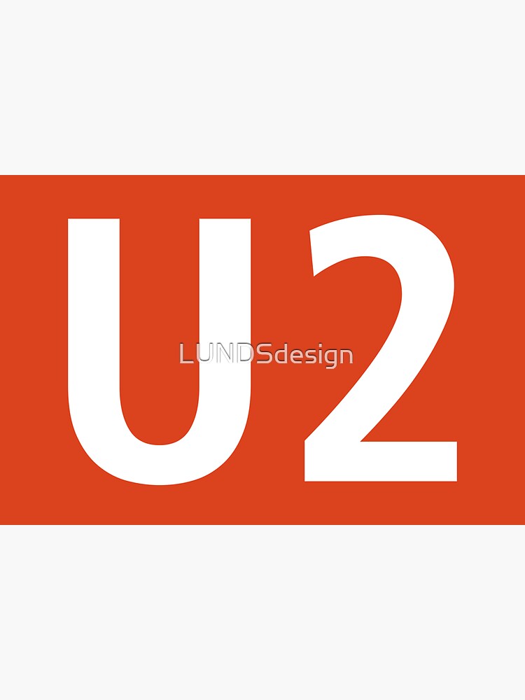 "Subway line U2 (Berlin)" Sticker by LUNDSdesign | Redbubble