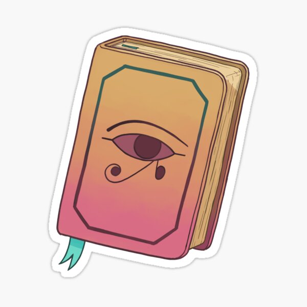 "Book Icon 05 | Obey Me!" Sticker by puujima | Redbubble