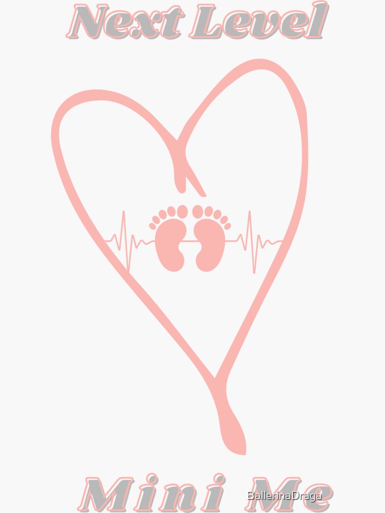 "Next Level | Mini Me | Happy Announcement" Sticker by BallerinaDraga ...