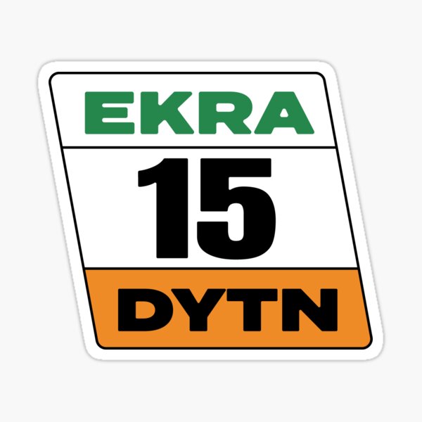 "fifteen" Sticker for Sale by carlostv | Redbubble