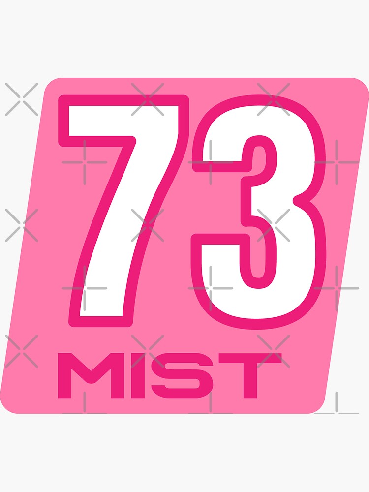 "73" Sticker by carlostv | Redbubble