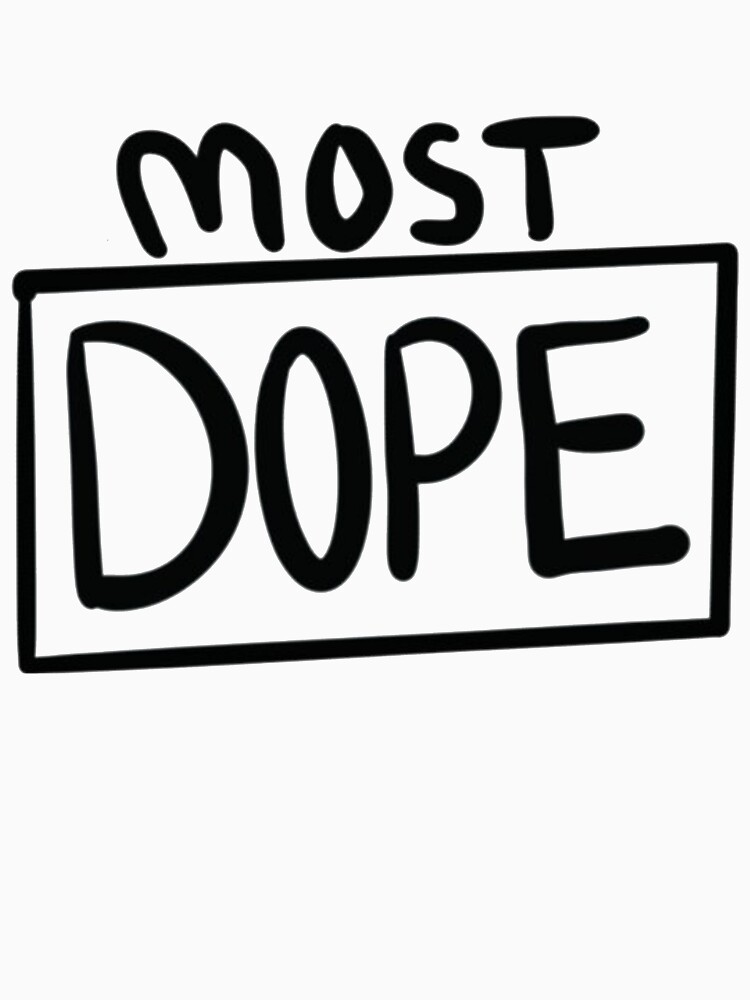 "MOST dope" T-shirt for Sale by Gabrielg77 | Redbubble | mac miller t ...