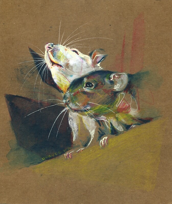 "Rat duo I" by Anaïs Chesnoy | Redbubble