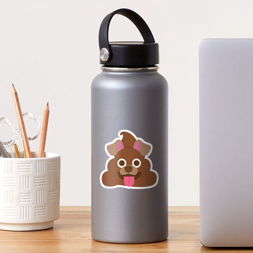 "Poop Emoji - 24 Dog Poo" Sticker for Sale by thesportingcat | Redbubble