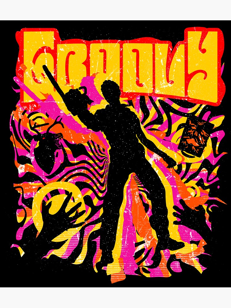 "Stay Groovy - Evil Dead" Sticker for Sale by therocketman | Redbubble