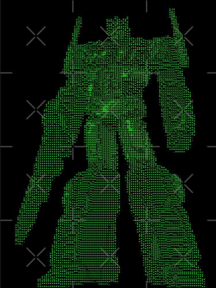"Optimus Prime in ASCII style" T-shirt for Sale by Aleksander37 ...