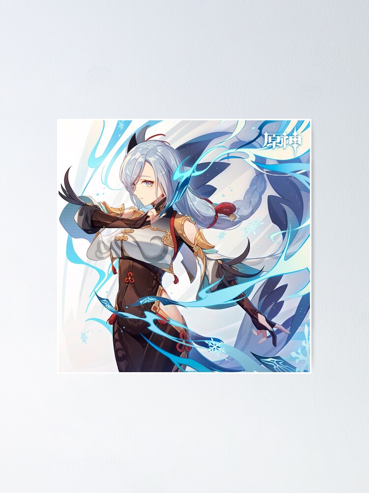 Póster «Genshin Impact - Arte oficial de cumpleaños de Shenhe 2021» de ...